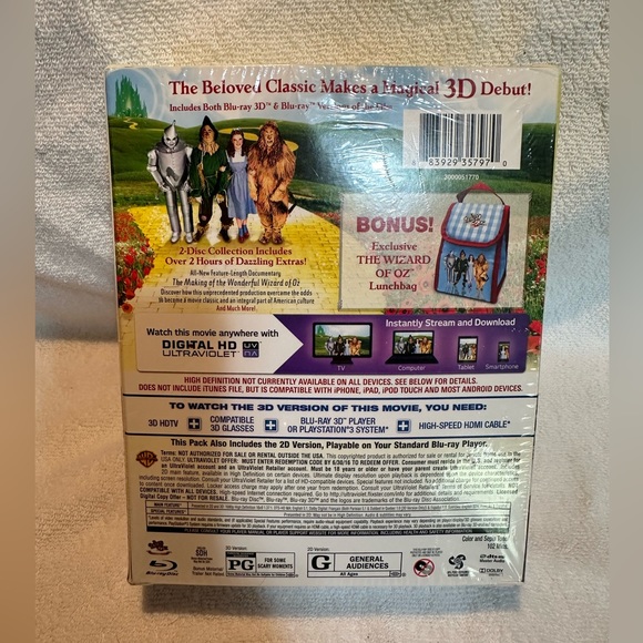 Media | The Wizard Of Oz 75th Anniversary 3d Dvd Target Exclusive With ...